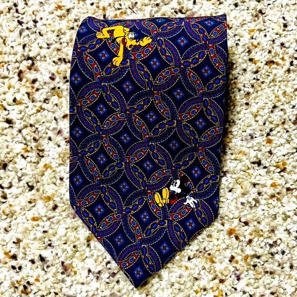 Disney | Accessories | The Disney Store Mens Mickey Donald Goofy Tie ...